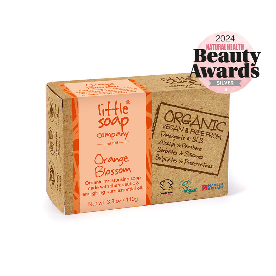 Organic Orange Blossom Soap Bar 110g – Little Soap Company